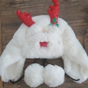 INC International Concepts | Accessories | Inc White Reindeer Hat ...